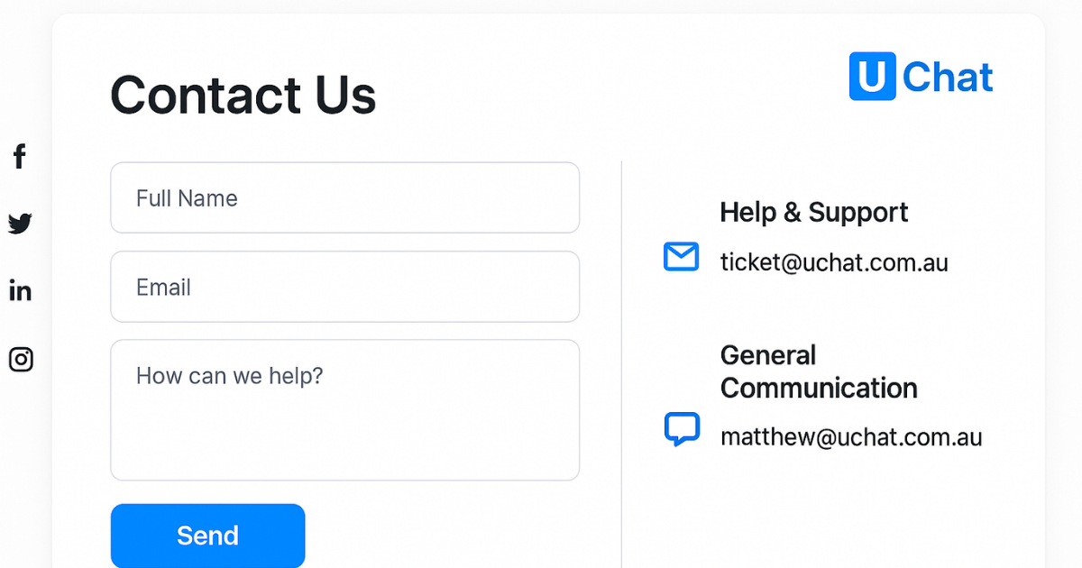 Contact UChat: Sales & Support Assistance for Your Automation Needs