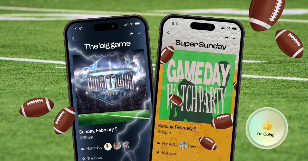 Game Day 2025 Party Invites | Send Instantly & Track RSVPs