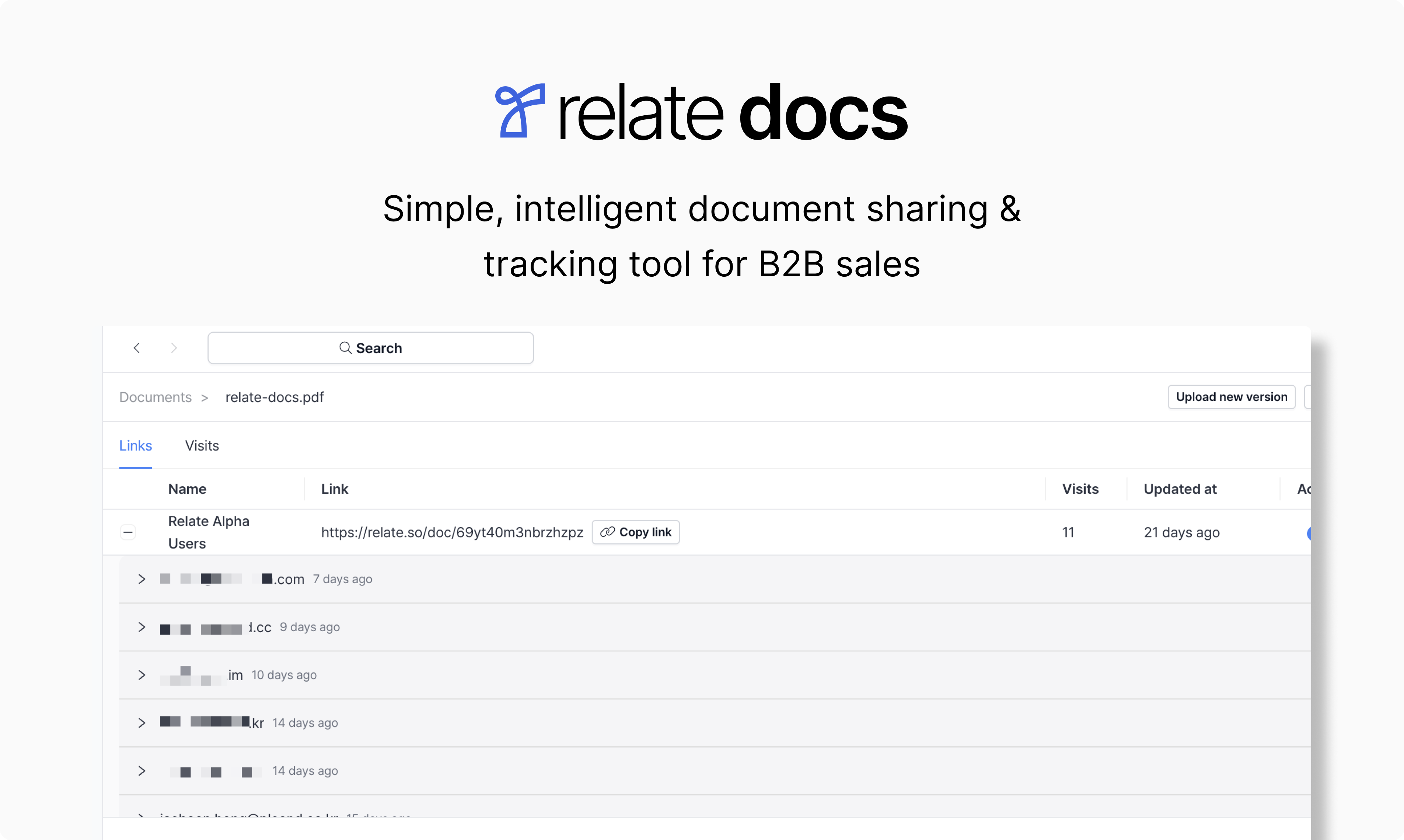 Relate Docs: a simpler alternative to DocSend