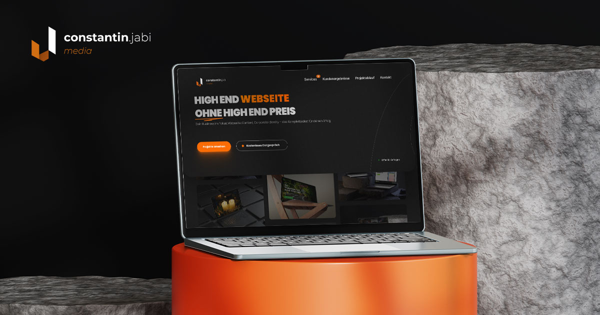 Constantin Jabi Media - Webdesign