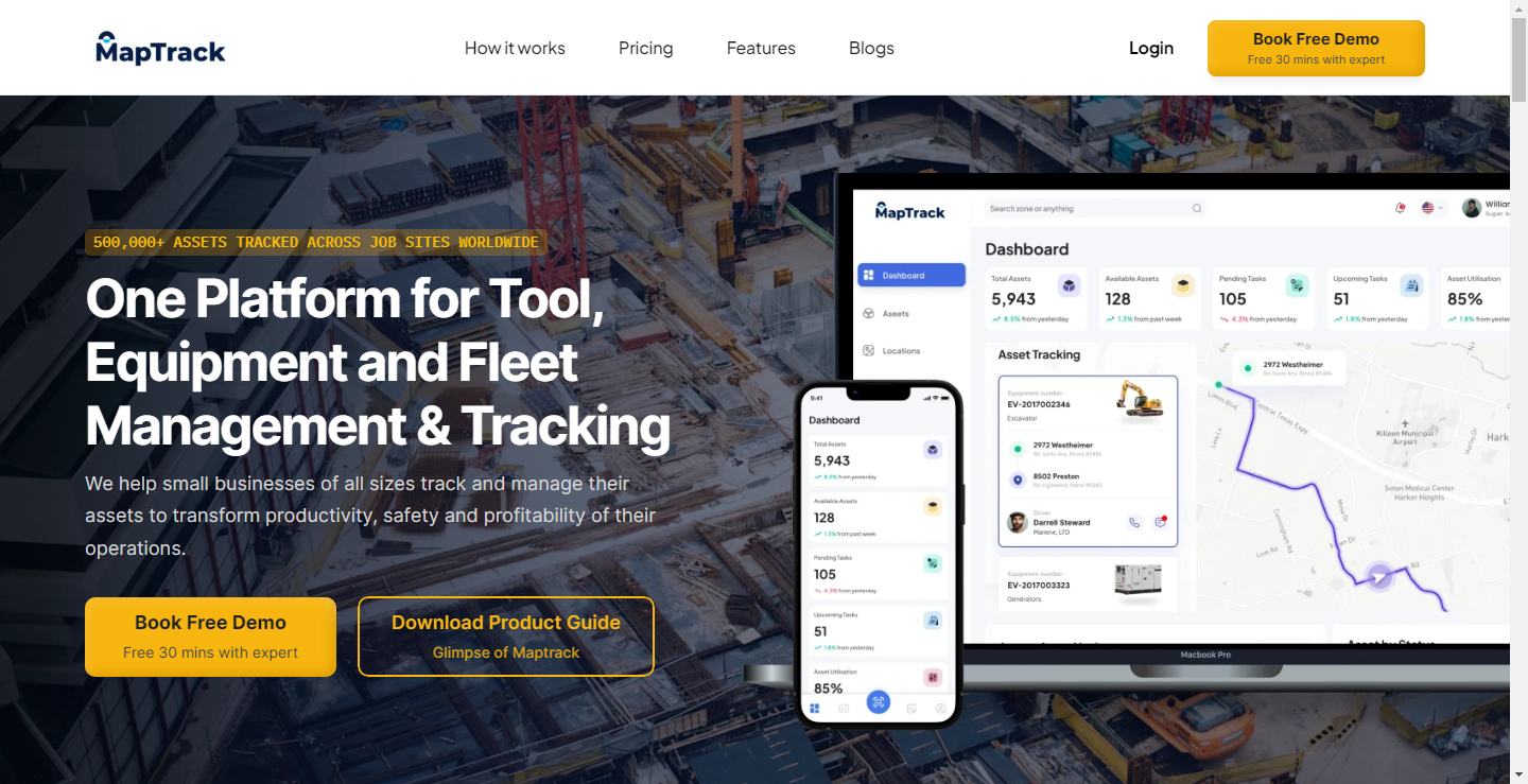 Asset Management Software & Asset Tracking System | MapTrack
