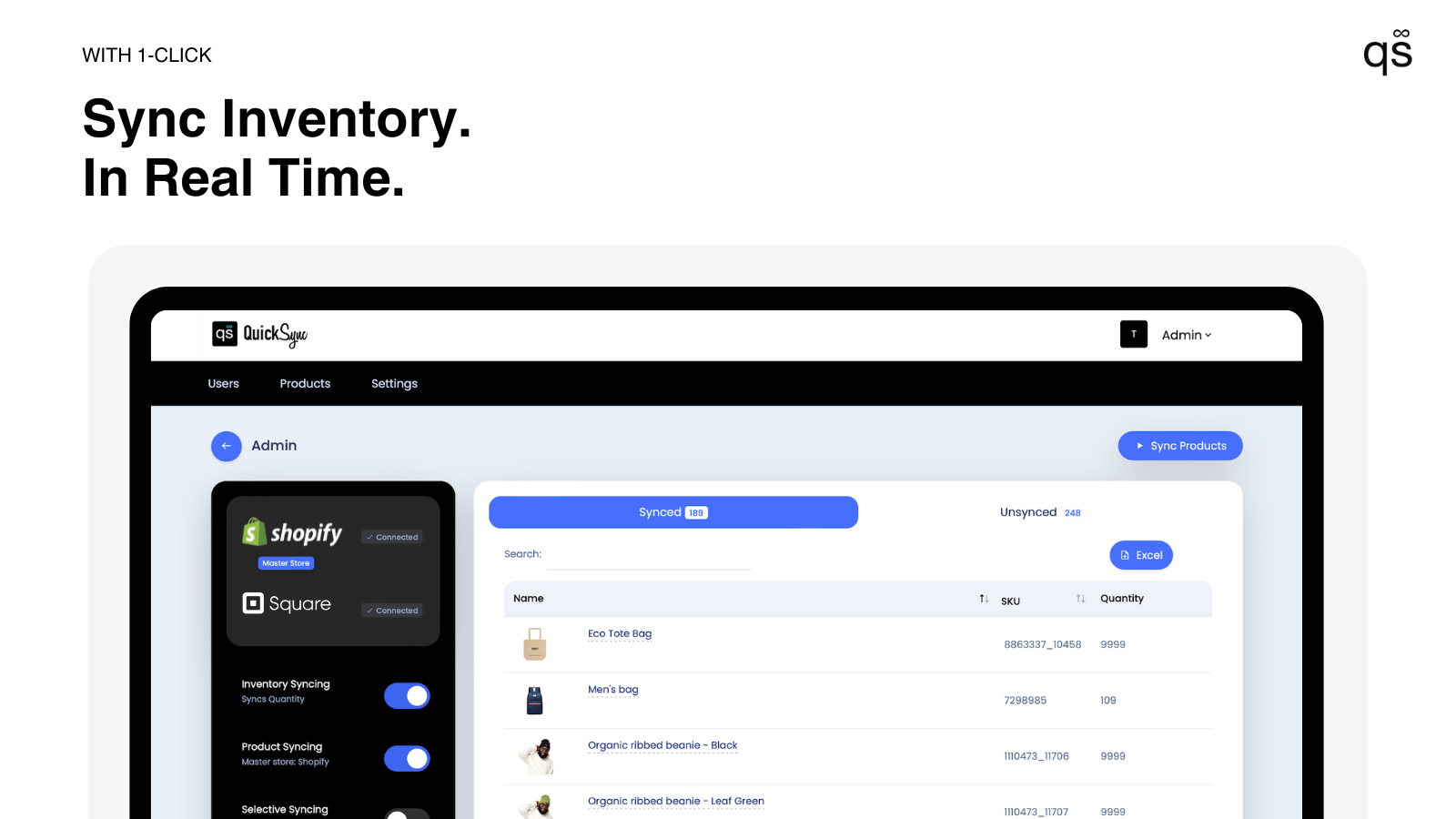 QuickSync: Multi-Channel Inventory Syncing Platform