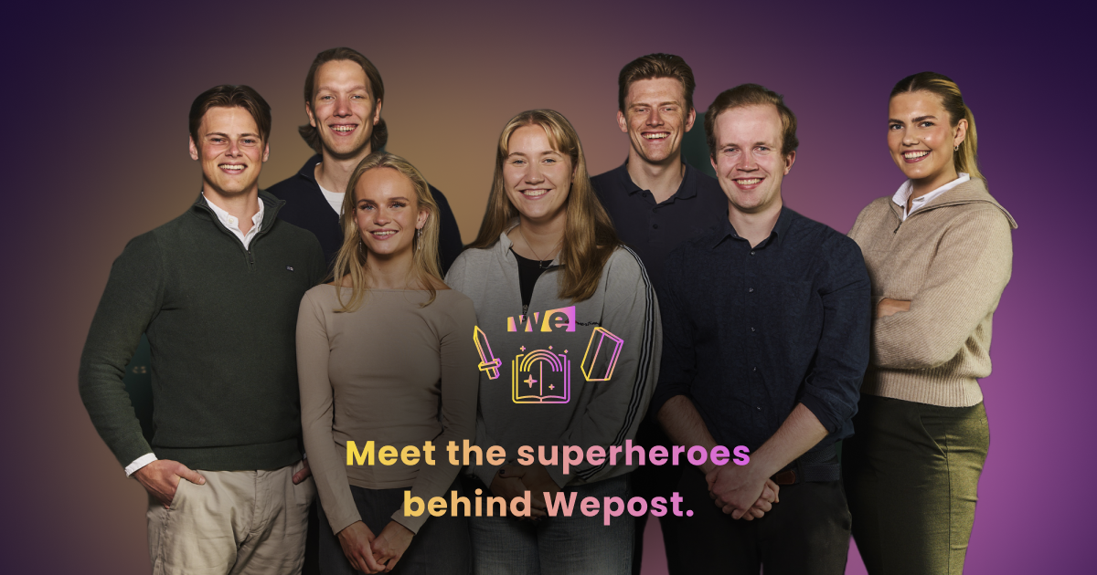 Meet the superheroes behind Wepost 💜