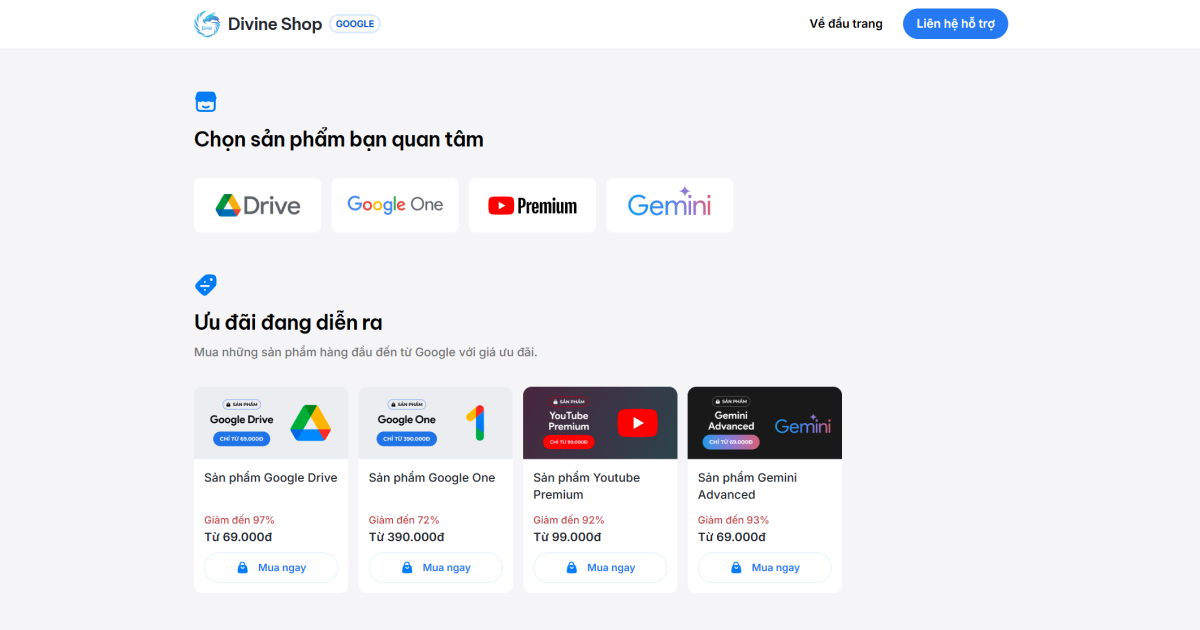 Divine Shop - Google