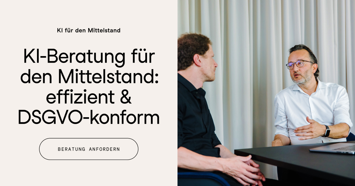 KI für den Mittelstand: effiziente, DSGVO-konforme Beratung