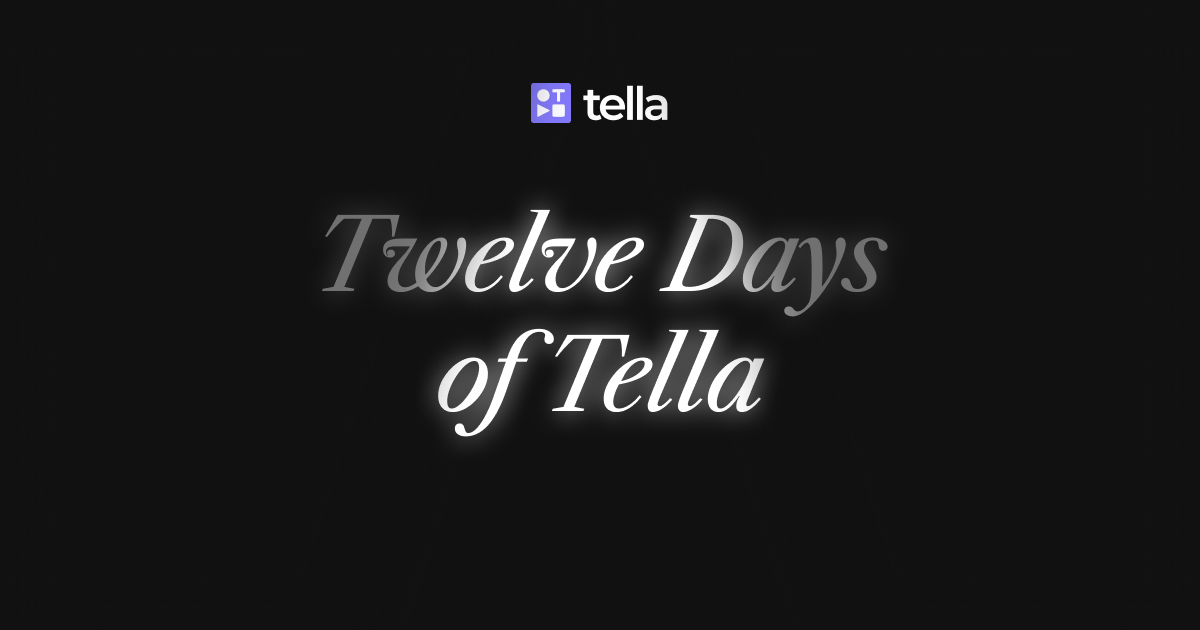 12 Days of Tella — Shipping Our Way to Christmas