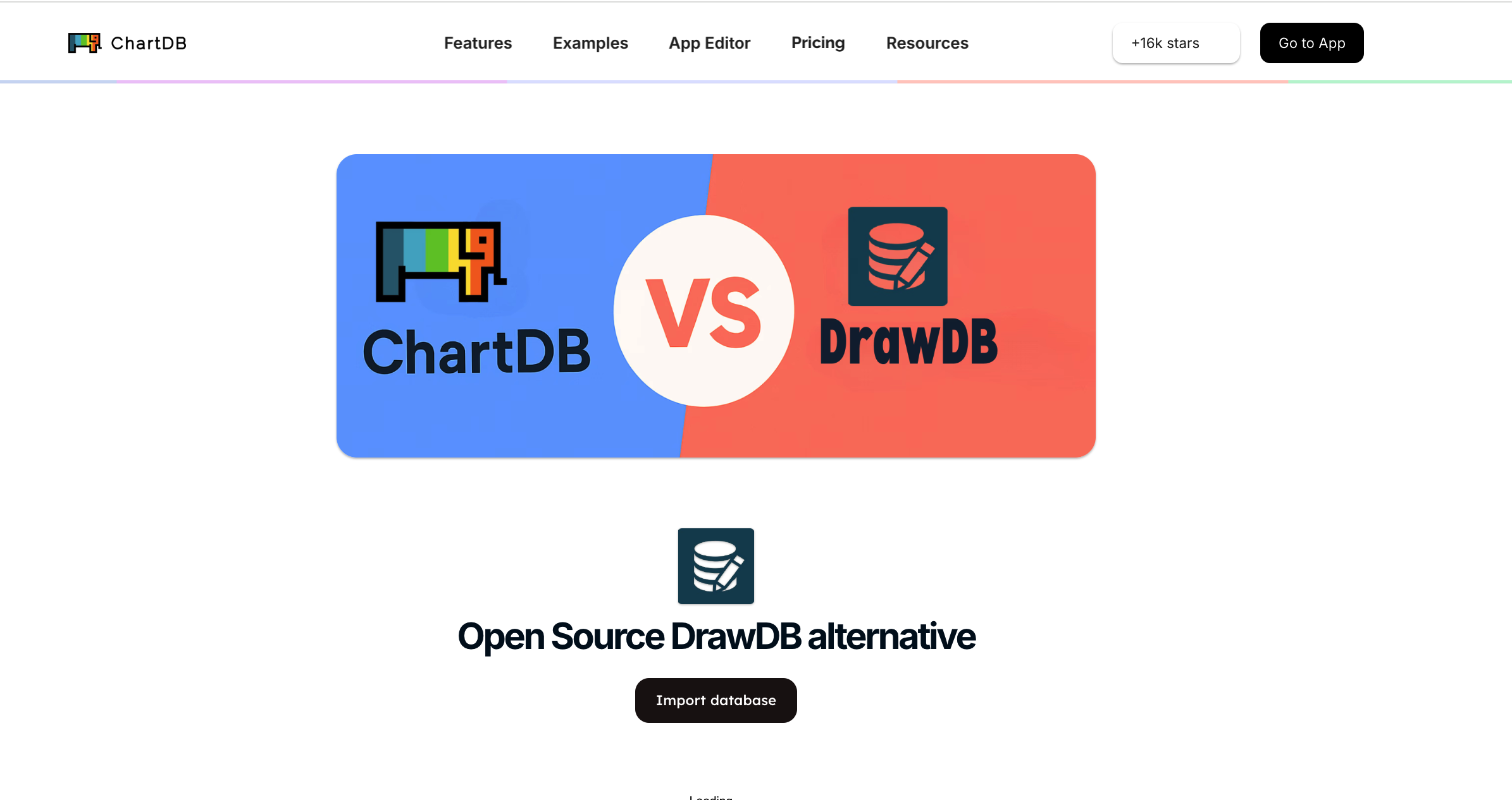 DrawDB Alternative • ChartDB - DB Diagram & SQL Tool