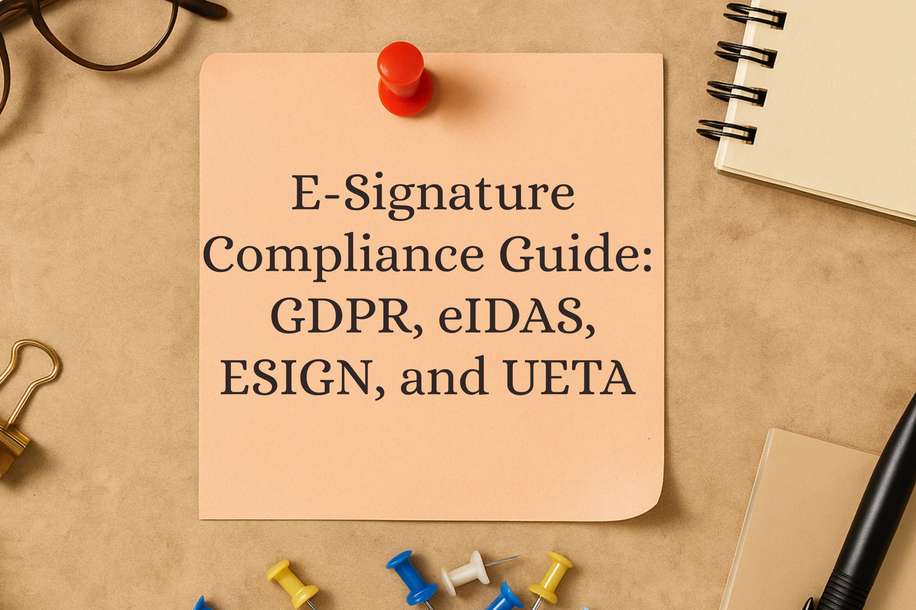 E-Signature Compliance Guide: GDPR, eIDAS, ESIGN, and UETA Explained Simply
