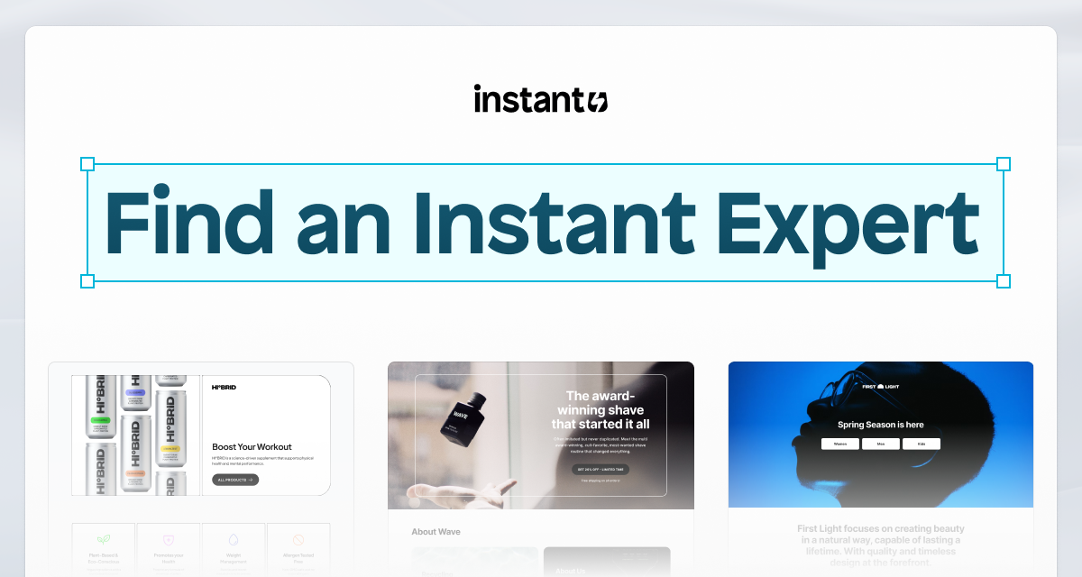 Find an Instant Expert | Instant