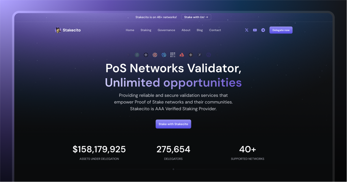 Stakecito - AAA Rated Verified Staking Provider