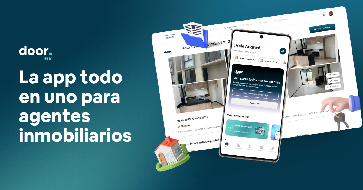 Door.mx - La Plataforma Todo en Uno Para Agentes Inmobiliarios
