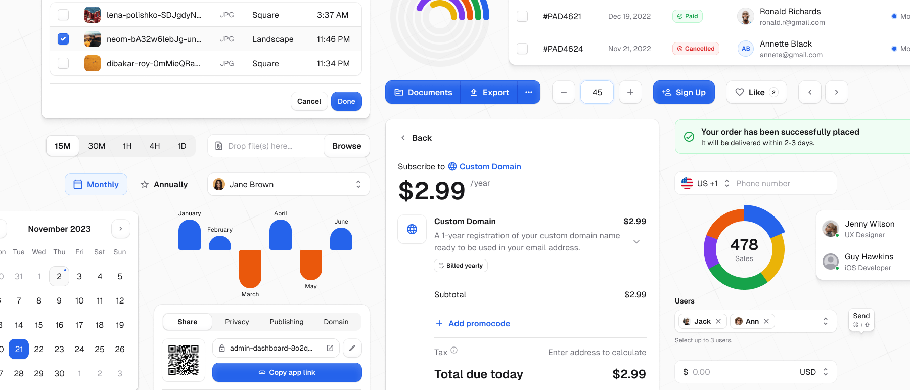 Base 02 UI Kit for Figma