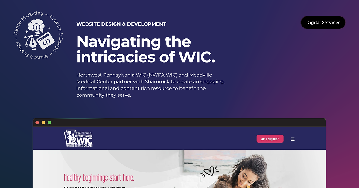 Case Study: NW PA WIC Creative Design, Website & Digital Services