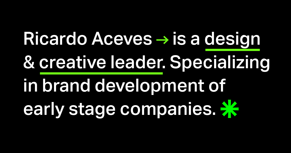 Ricardo Aceves | Portfolio