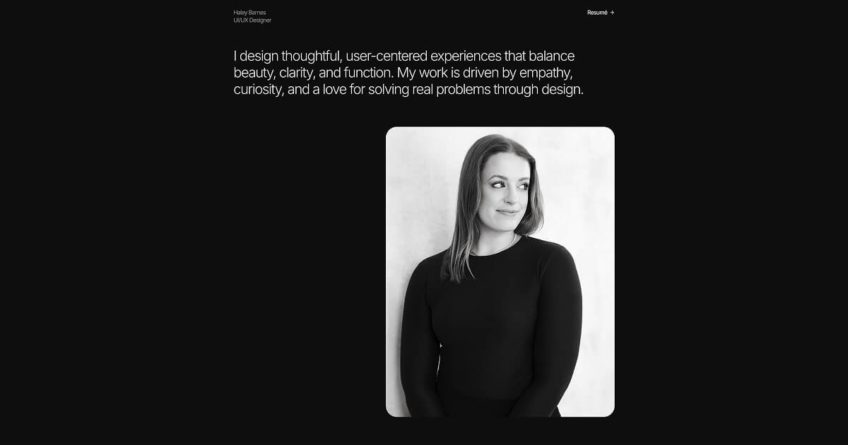 Haley Barnes | UX/UI Designer