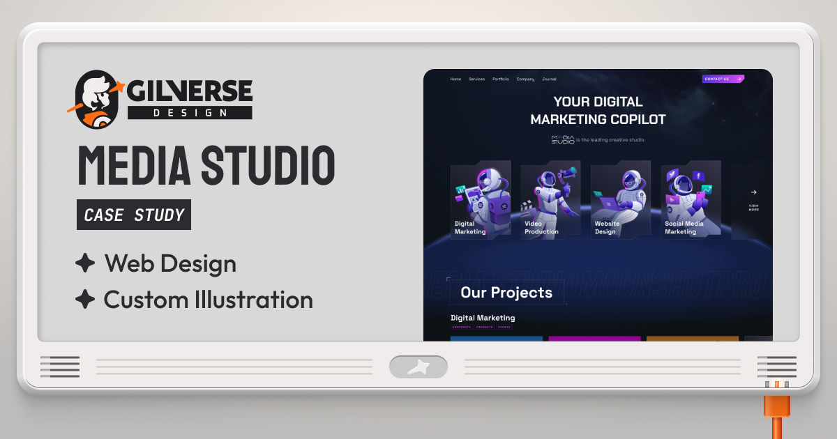 Media Studio Case Study | Gilverse Design