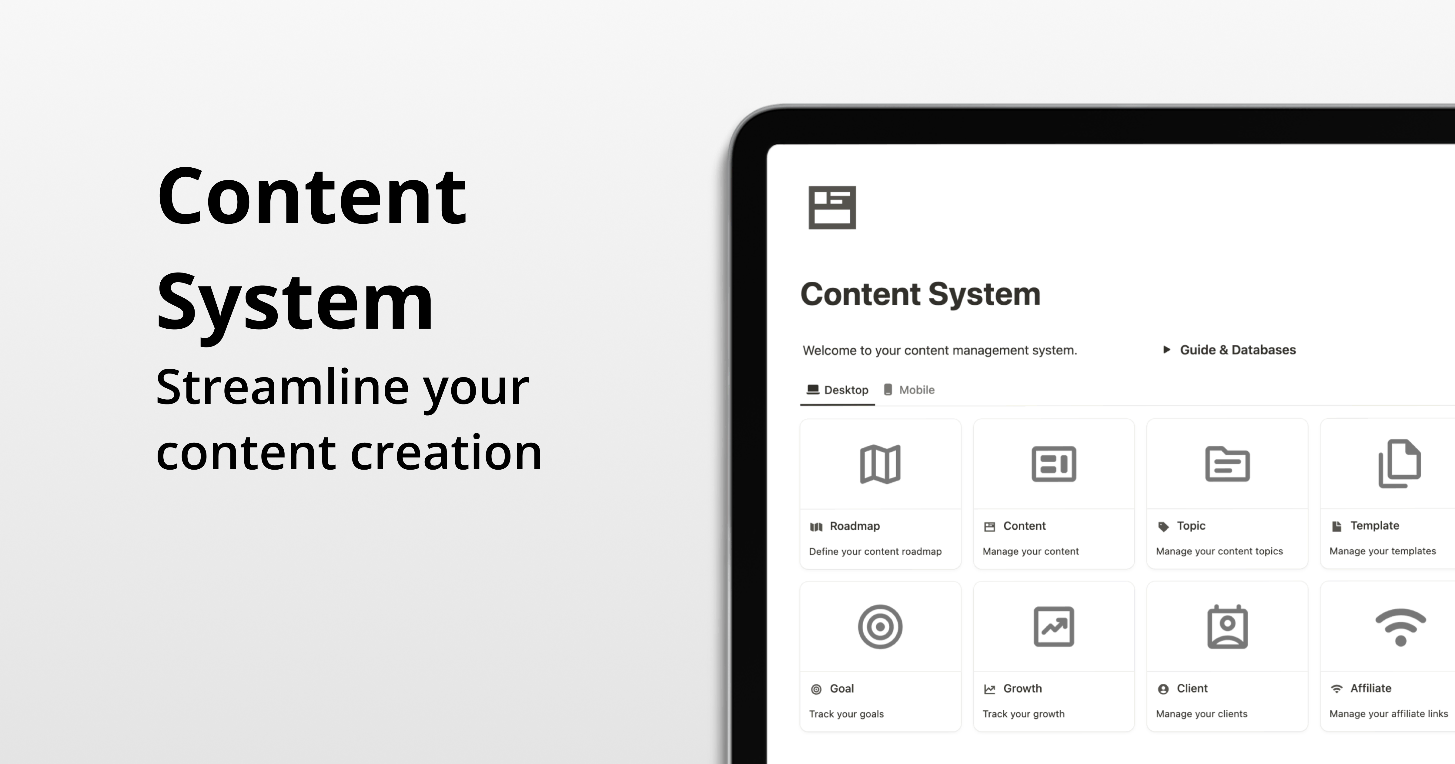 Notion Content System - Eazypath