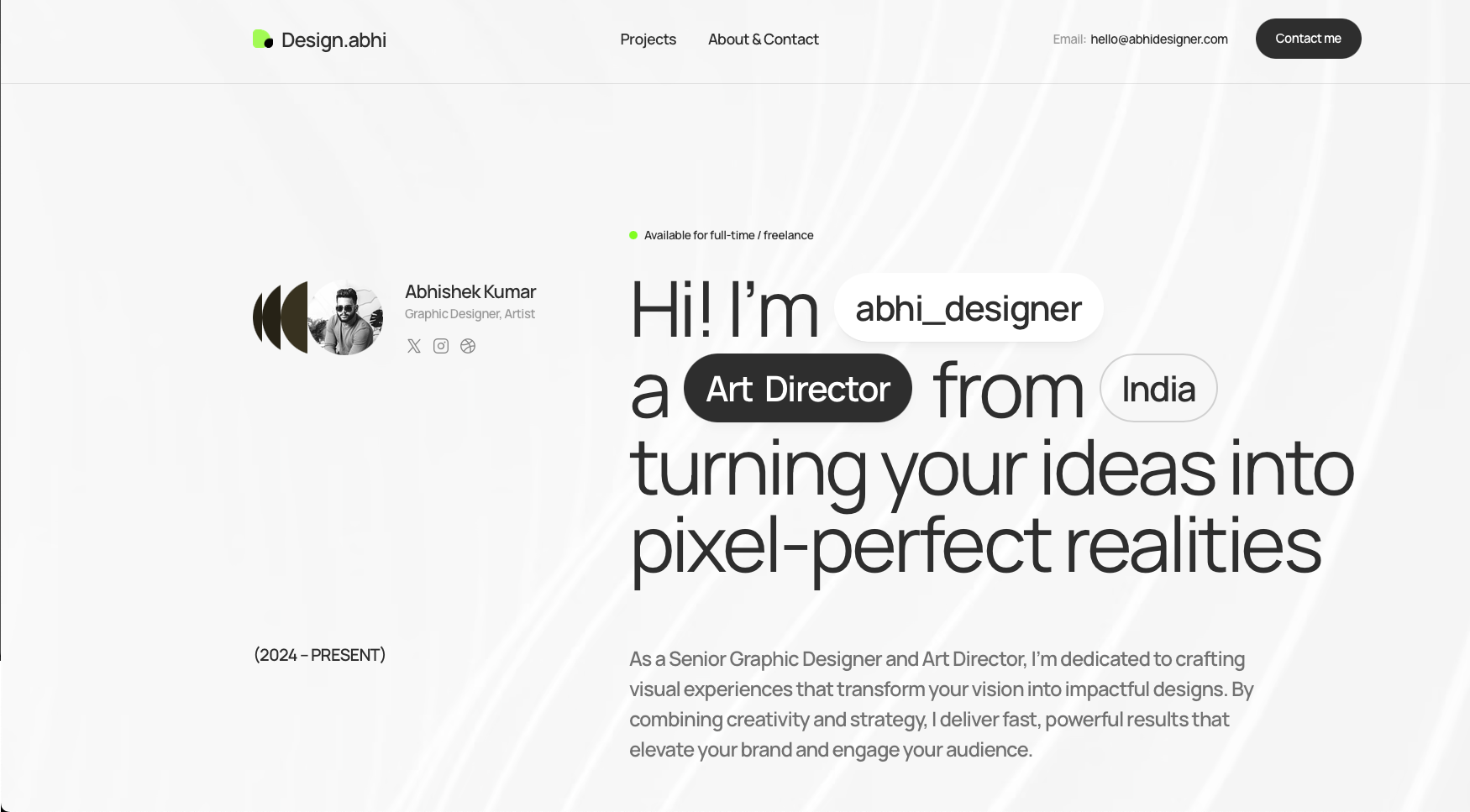 Design.abhi | Art Director | 8+ Years Experience