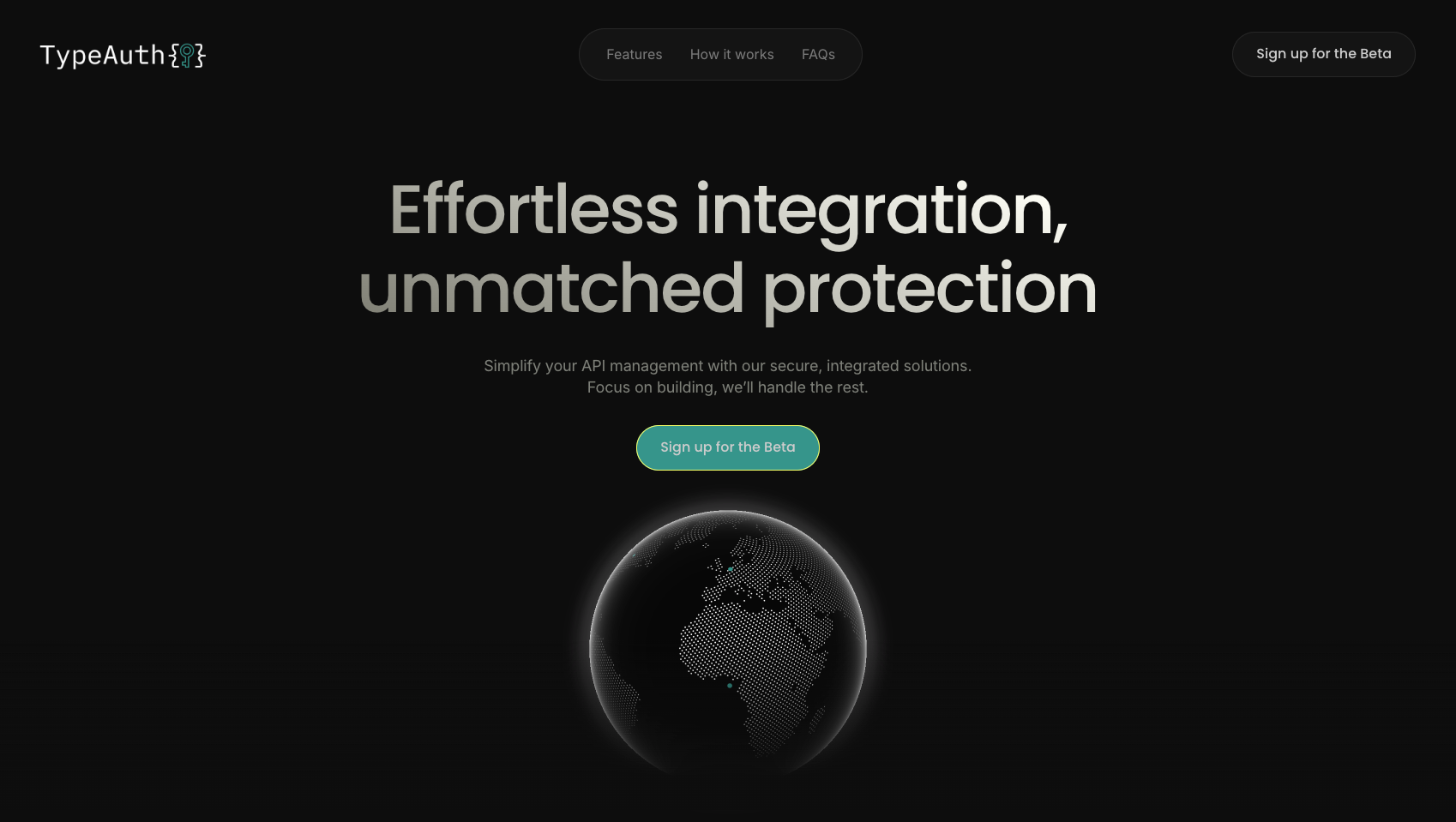 The Cyberscurity API platform | TypeAuth