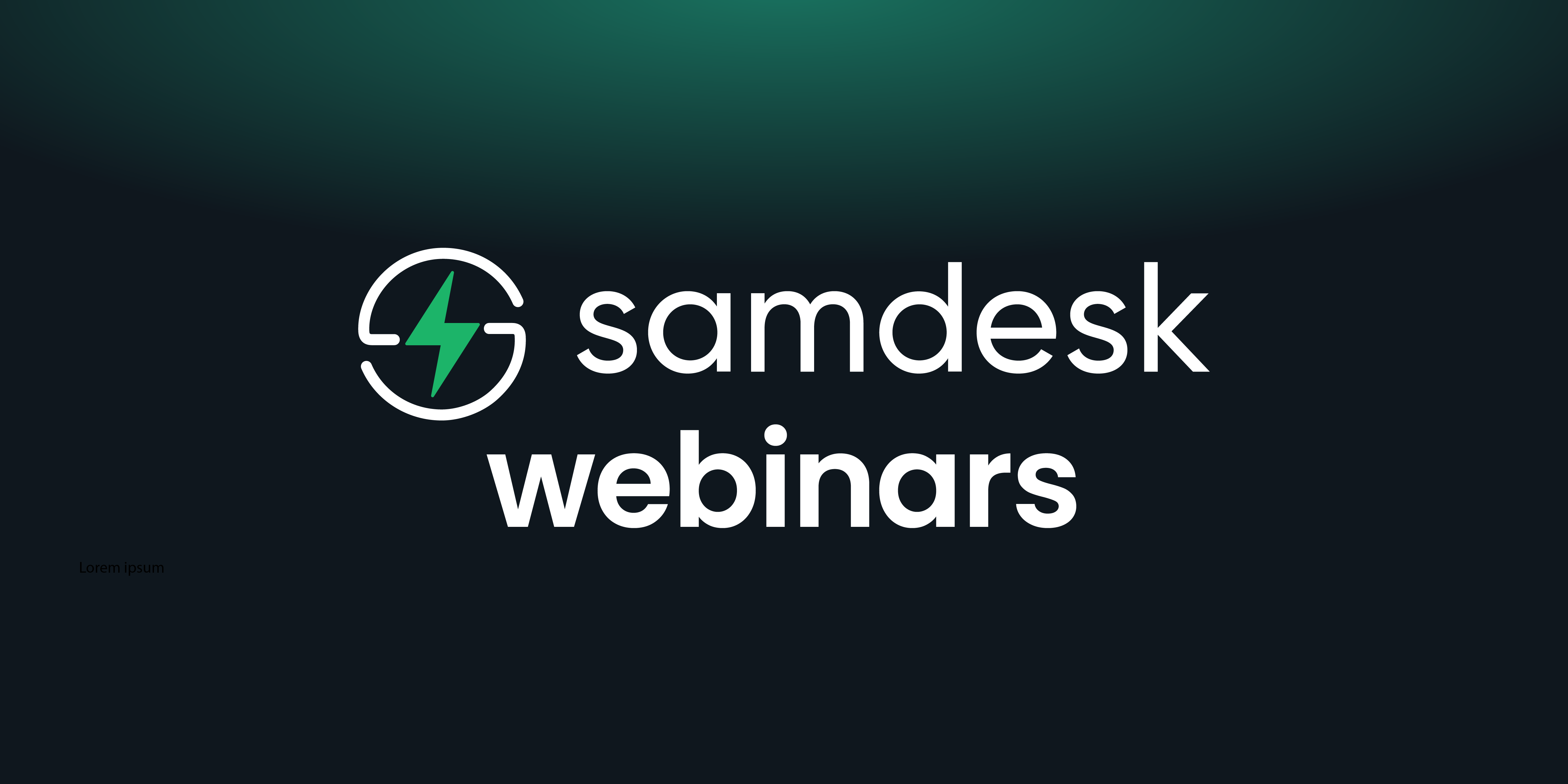 Samdesk | Webinar