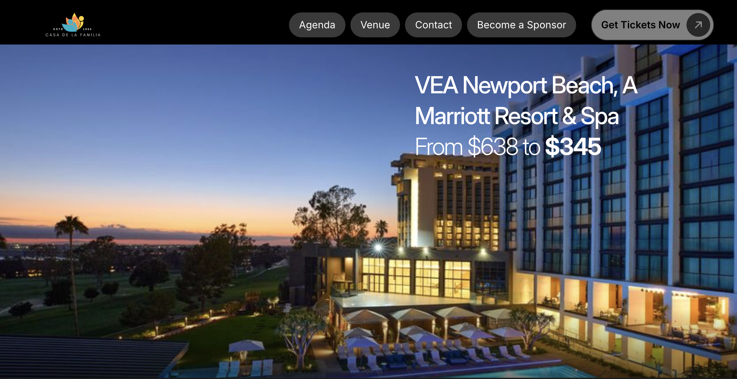 VEA Newport Beach Marriott | Perlas de Vida Venue