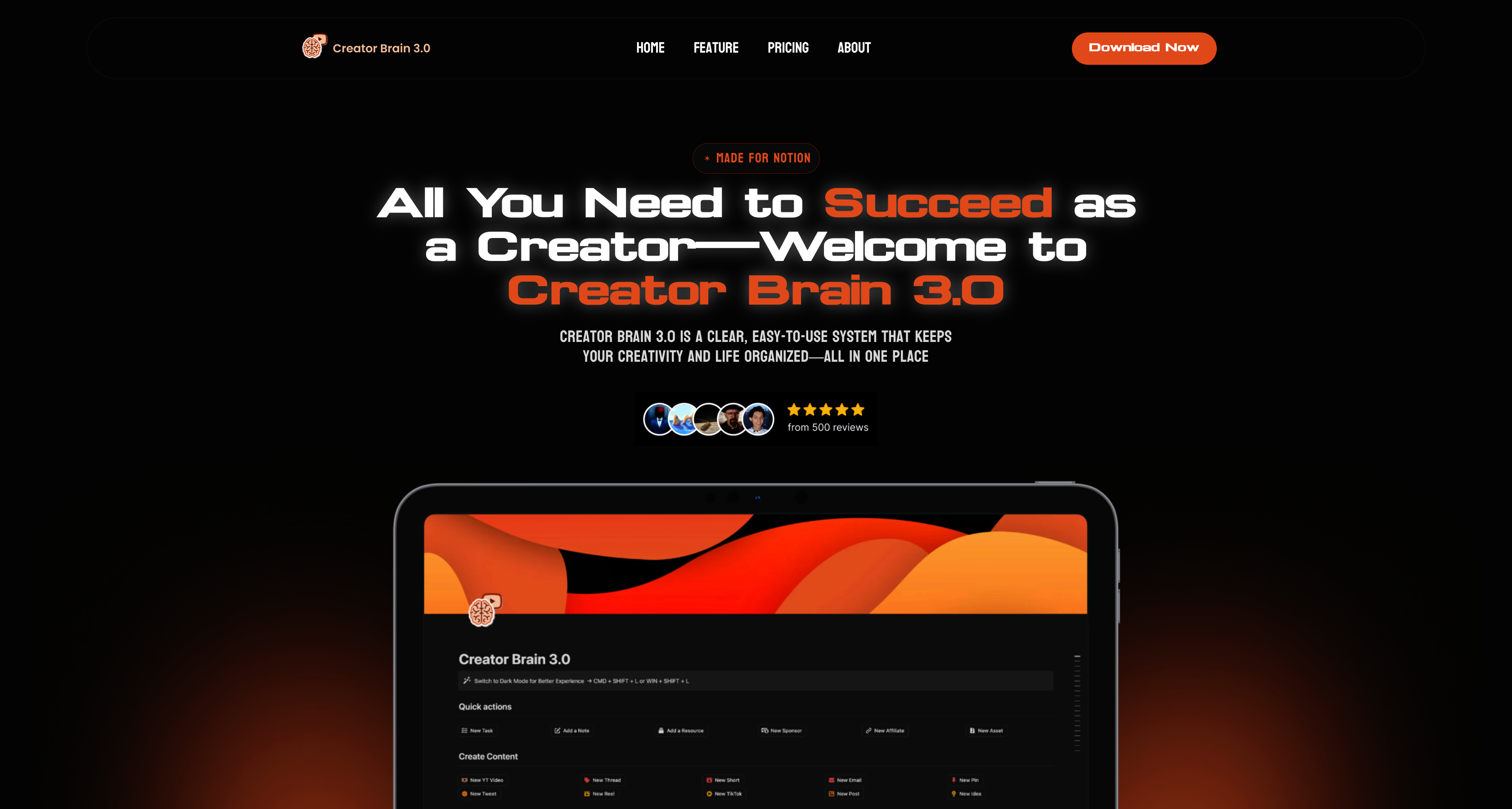 Notion Creator Brain 4.0