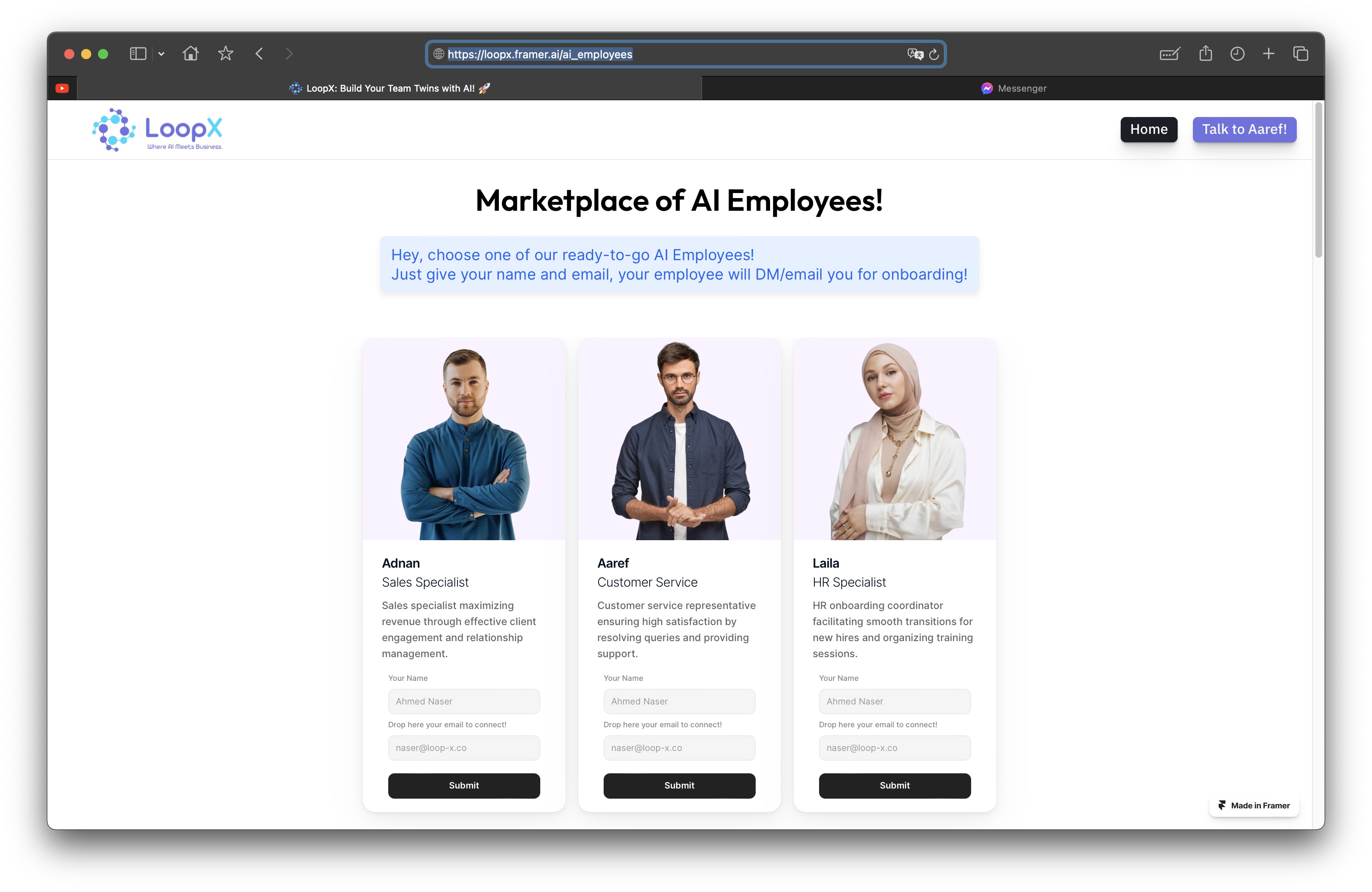 LoopX: Build Your Team Twins with AI! 🚀