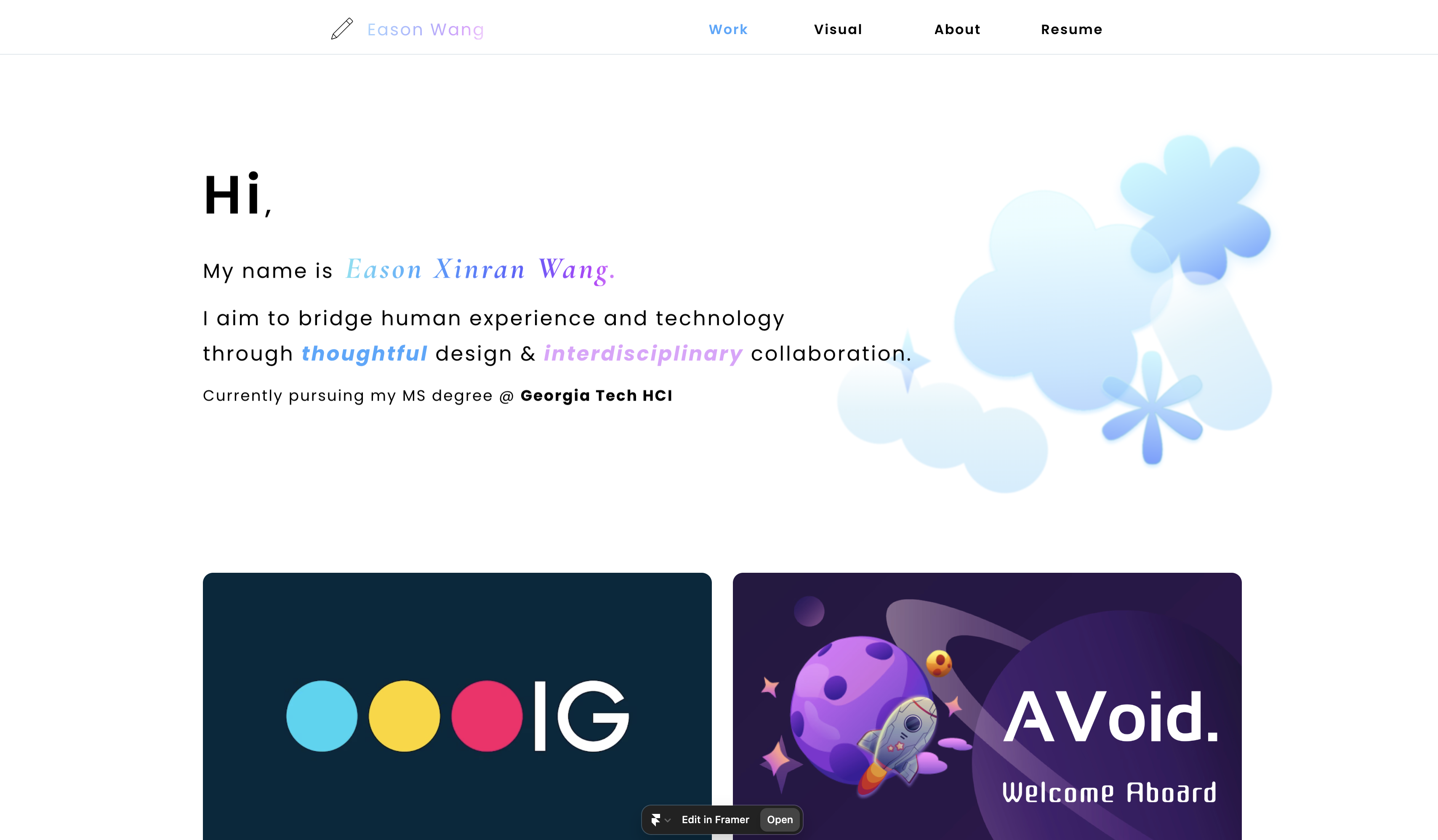 Eason Wang's Portfolio