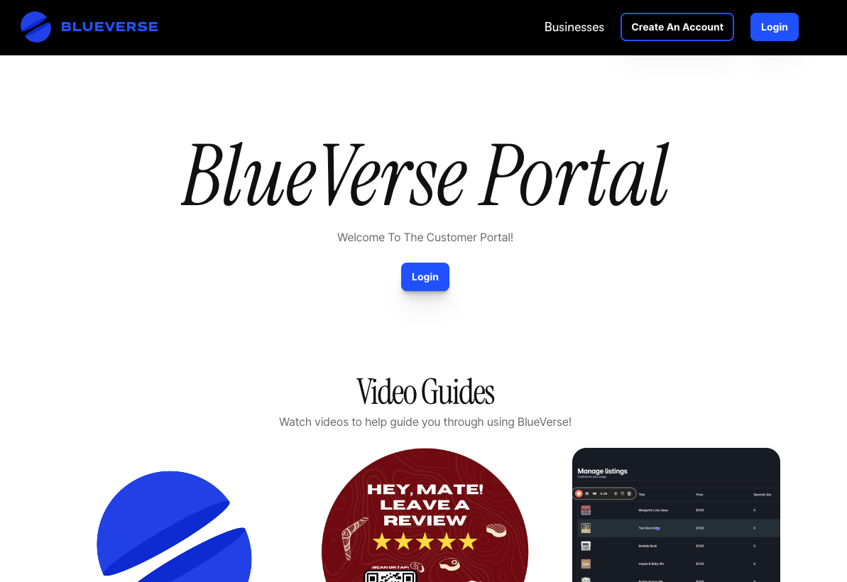 BlueVerse Portal
