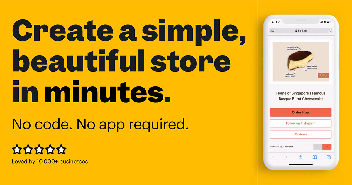 Cococart Ecommerce - Simple, beautiful shops for pretty much anything