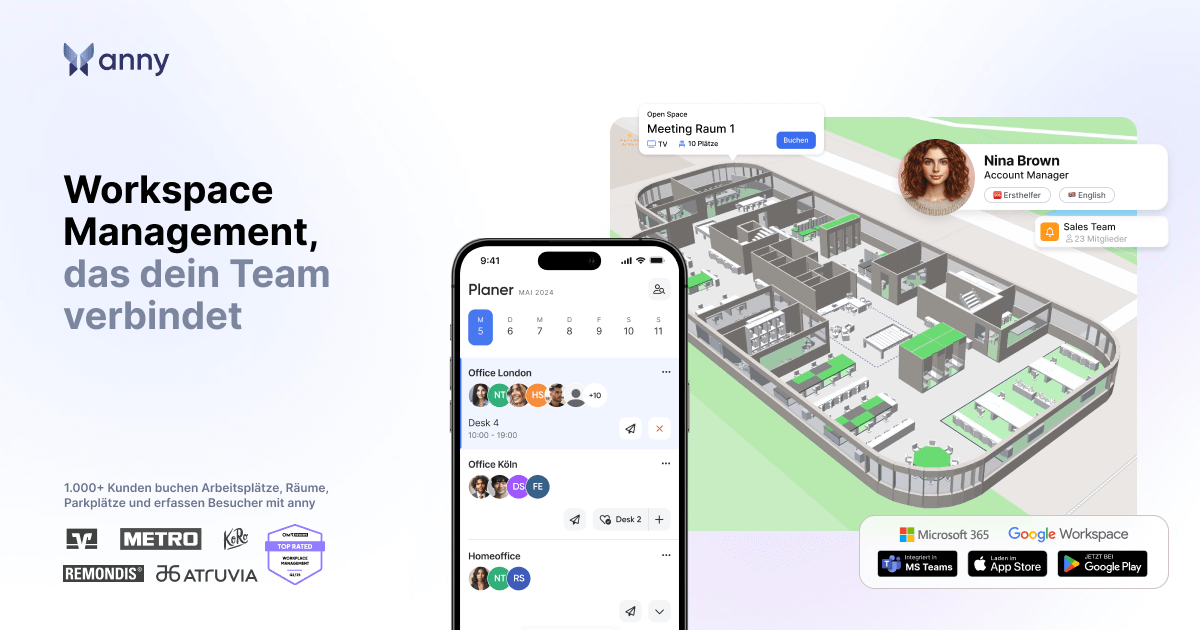 Workplace Management Software - anny