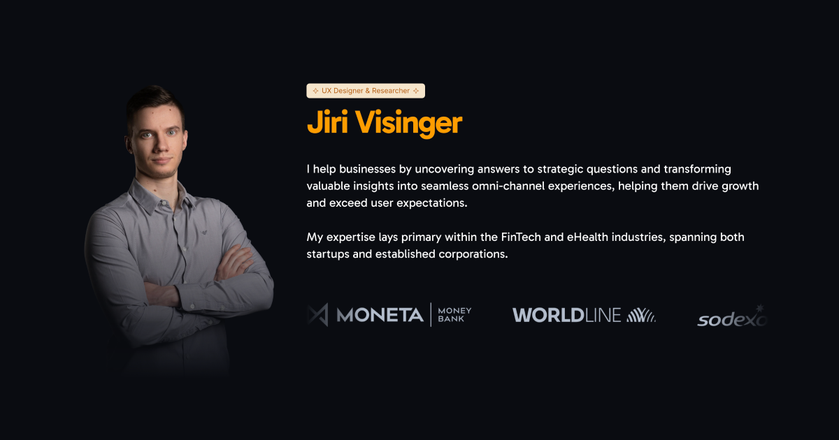 Jiri Visinger - UX Designer & Researcher
