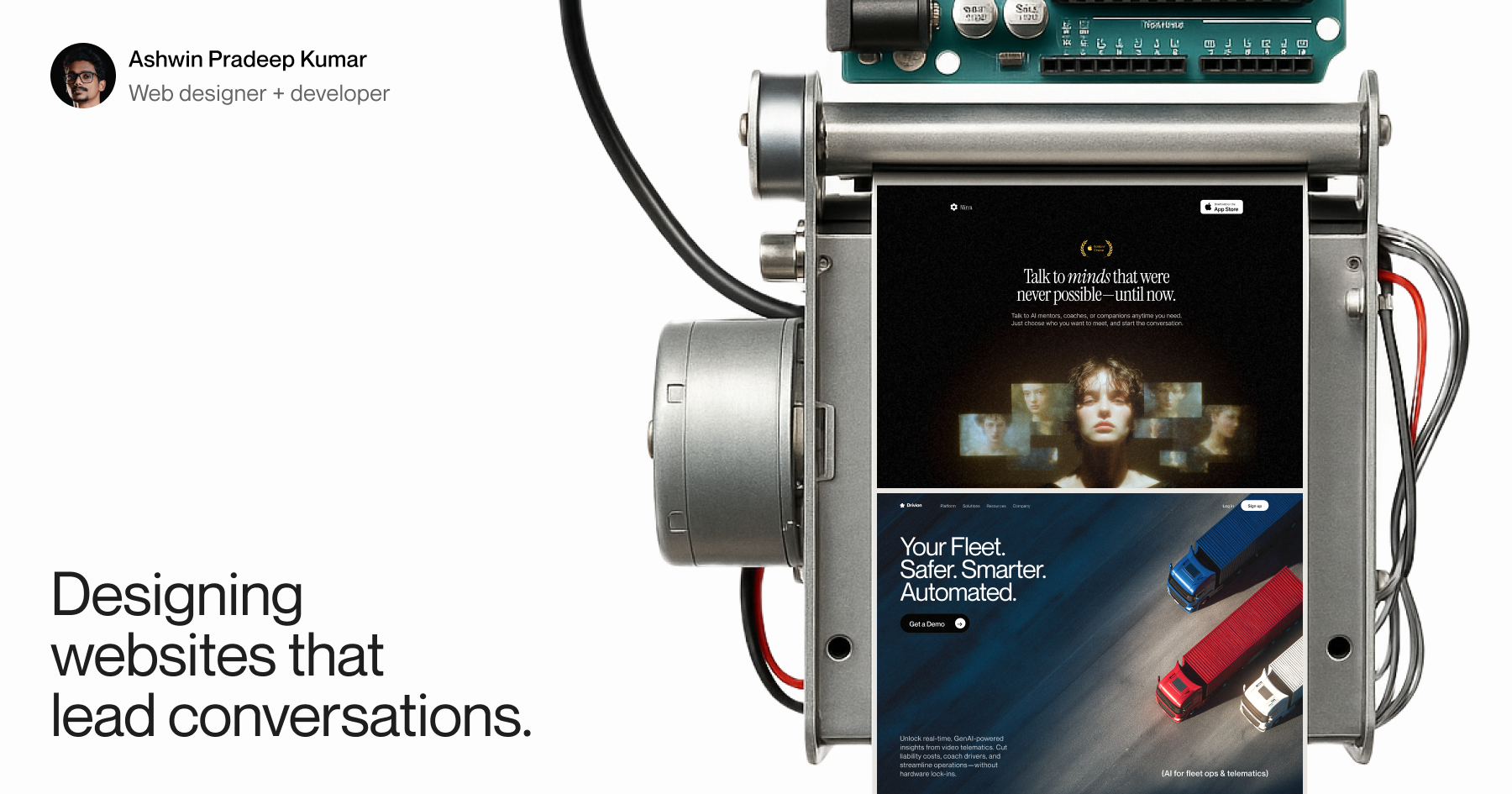 Ashwin Pradeep Kumar - Website Partner