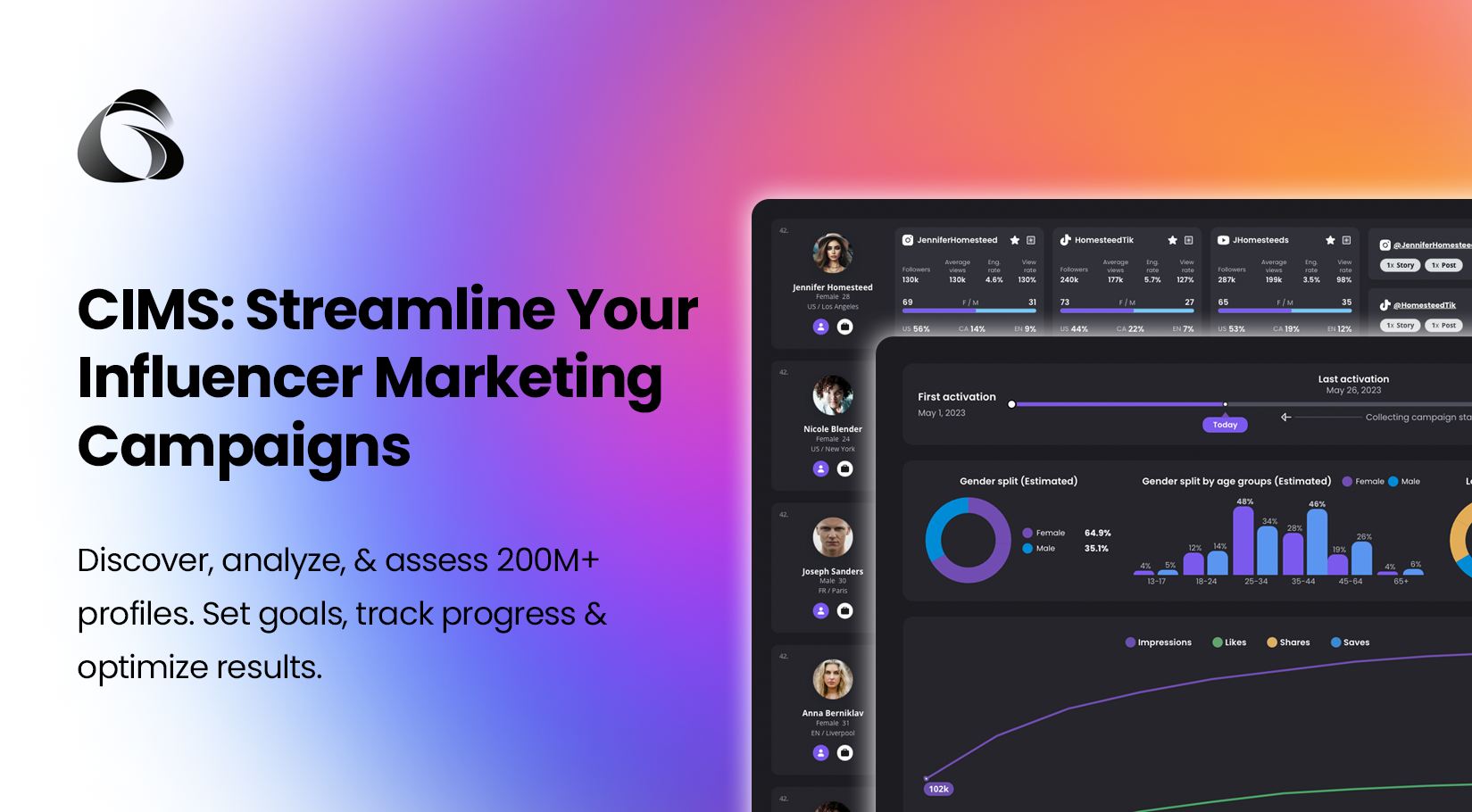 CIMS: Discover, Manage, and Measure Influencer Campaigns