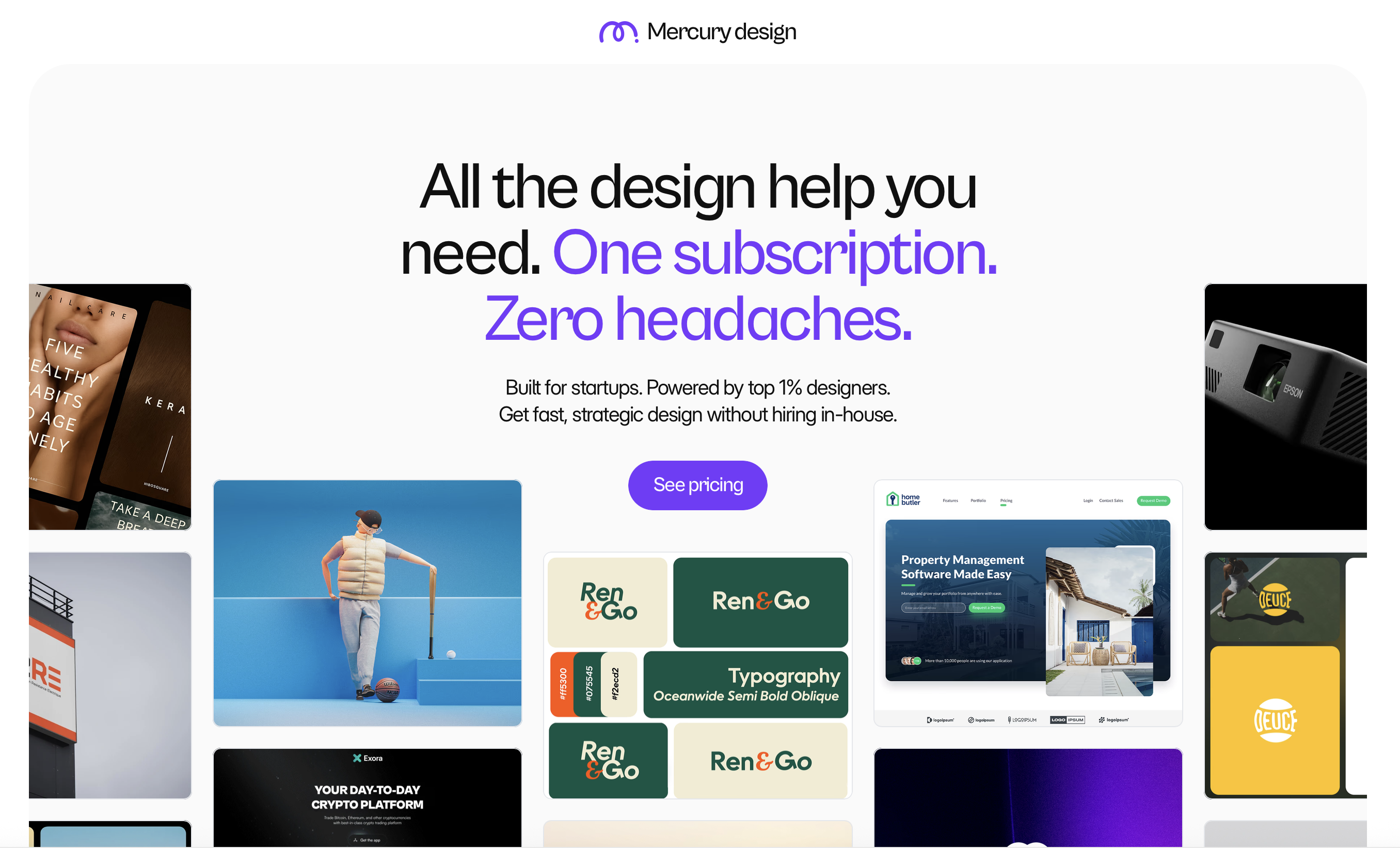 Mercury Design | Subscription Design Agency for Startups