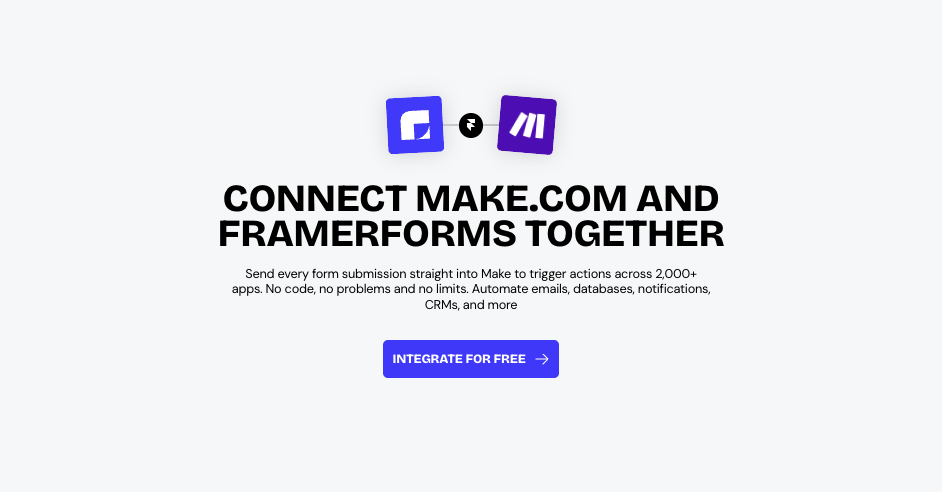 Make + Framer Forms | Integration