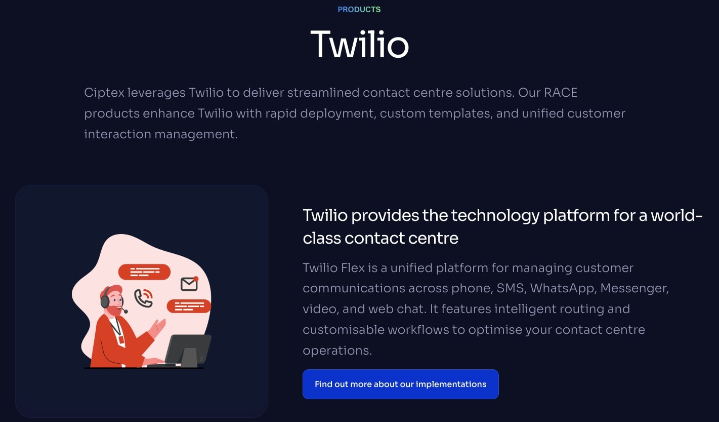 Twilio Solutions with Ciptex: Empowering Cloud Communication
