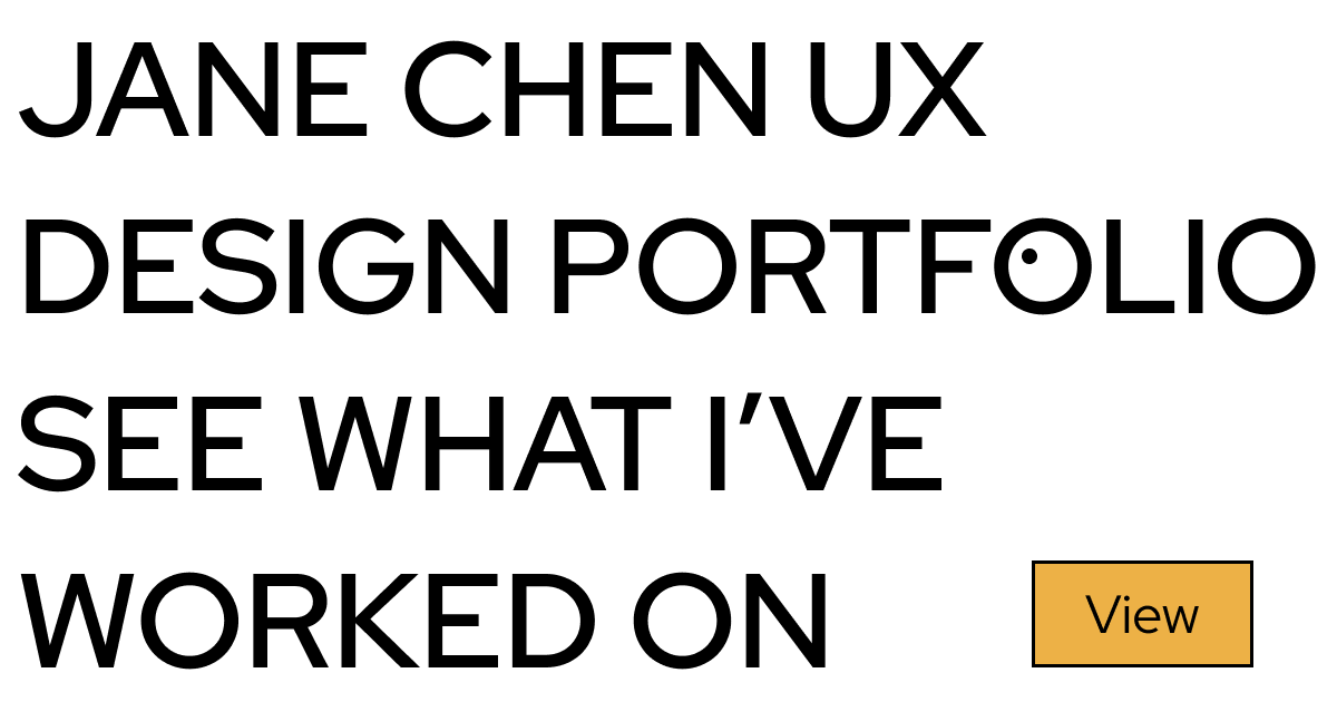 Jane Chen - Product Designer