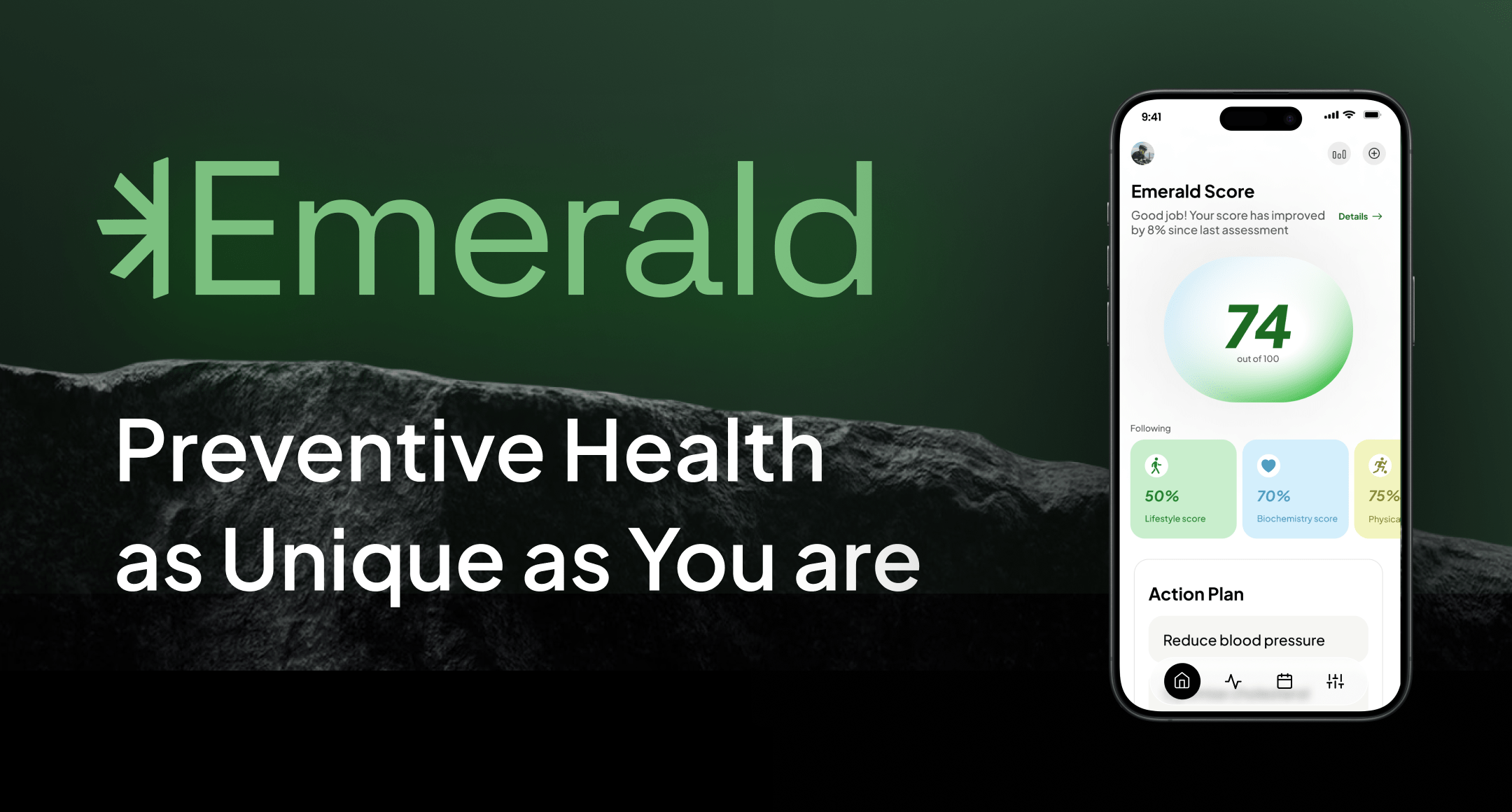 Emerald | Take control of your long-term health