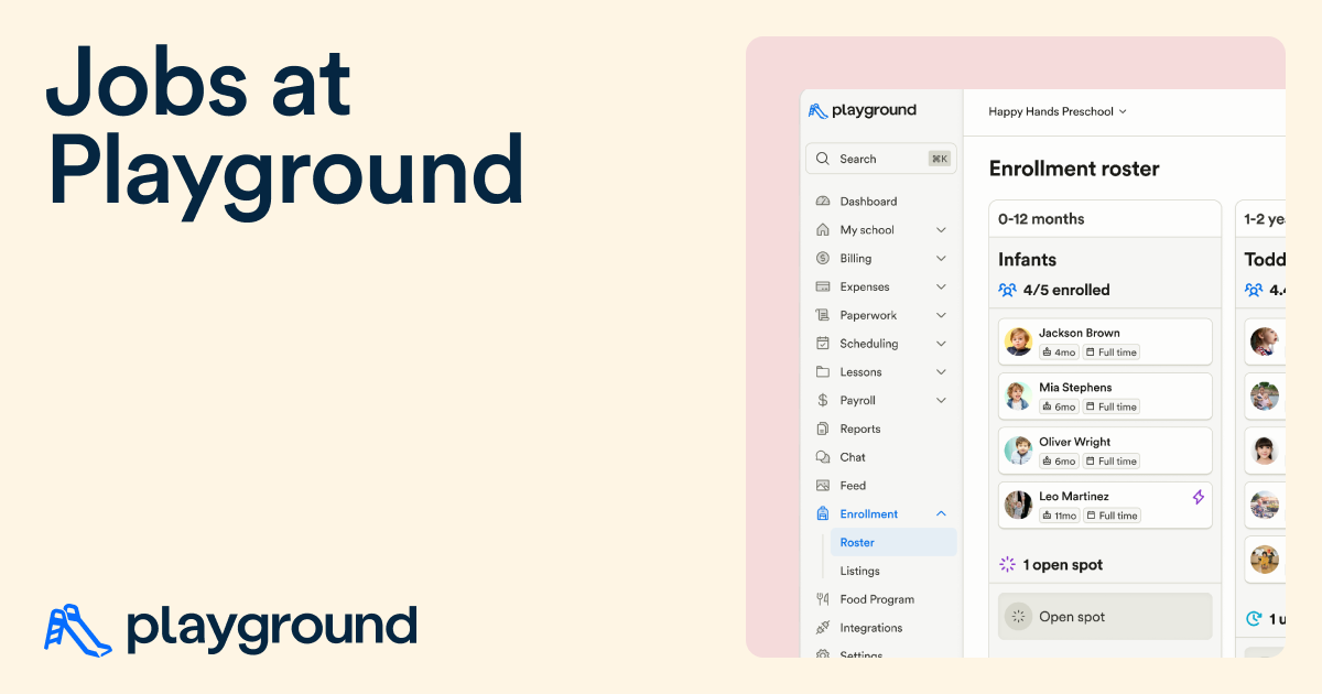 Playground Careers & Jobs | Join The Playground Team