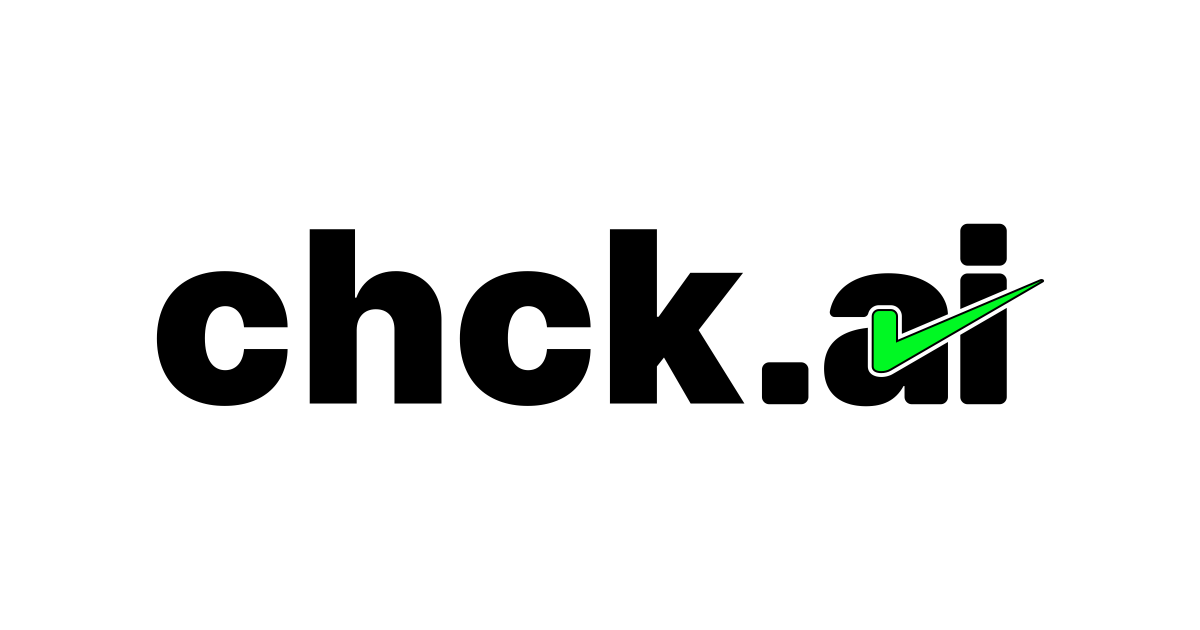 CHCK - Check to sell. Check to buy. CHCK AI.