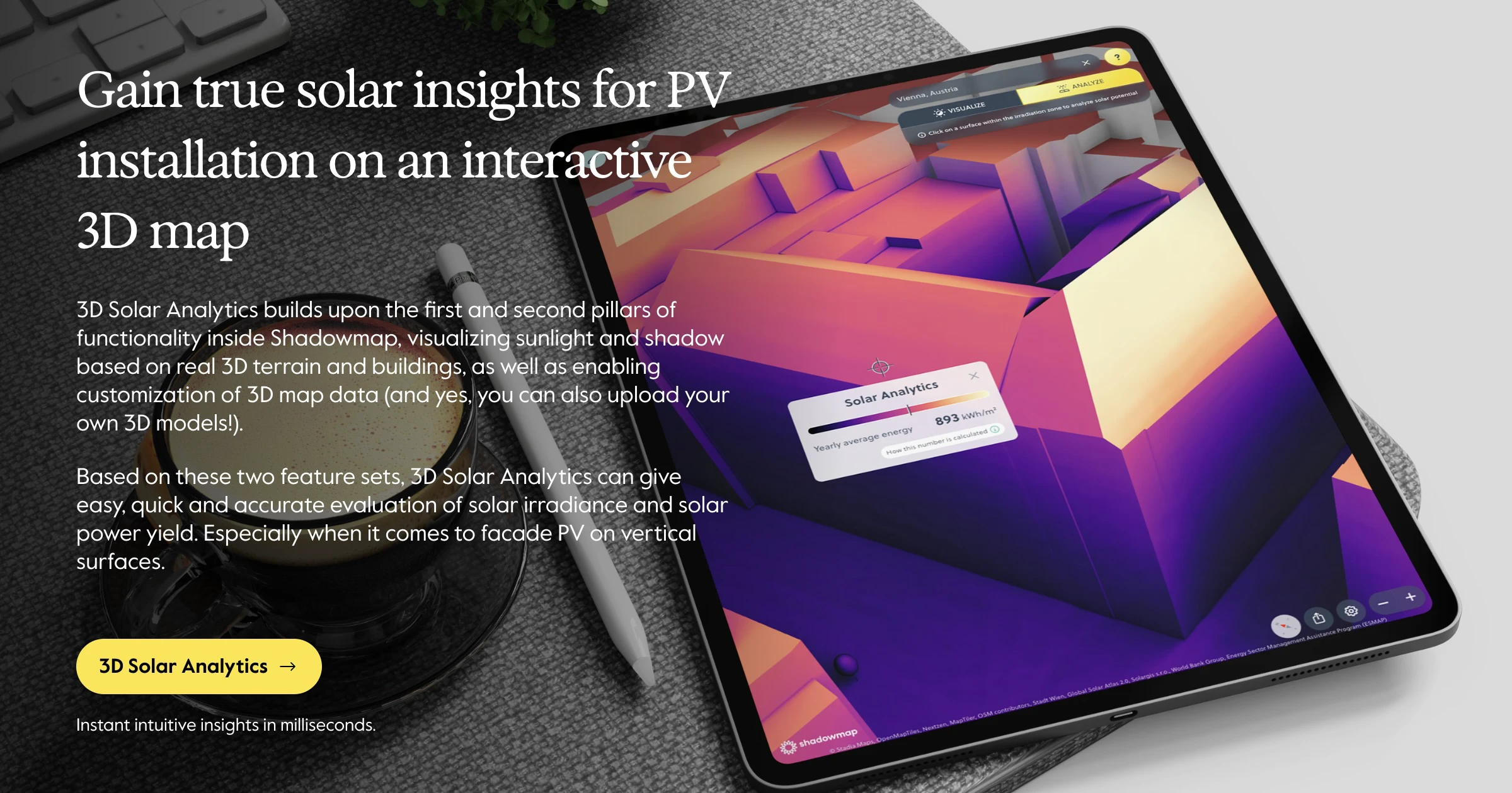 Shadowmap | Análise Solar 3D