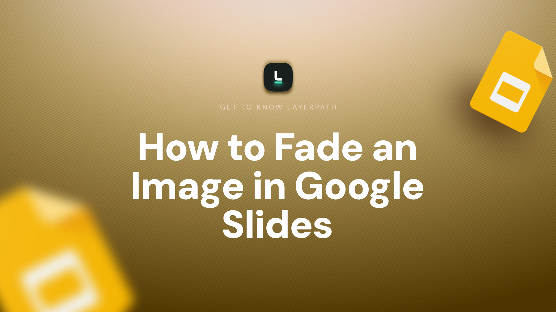 How to Fade an Image in Google Slides