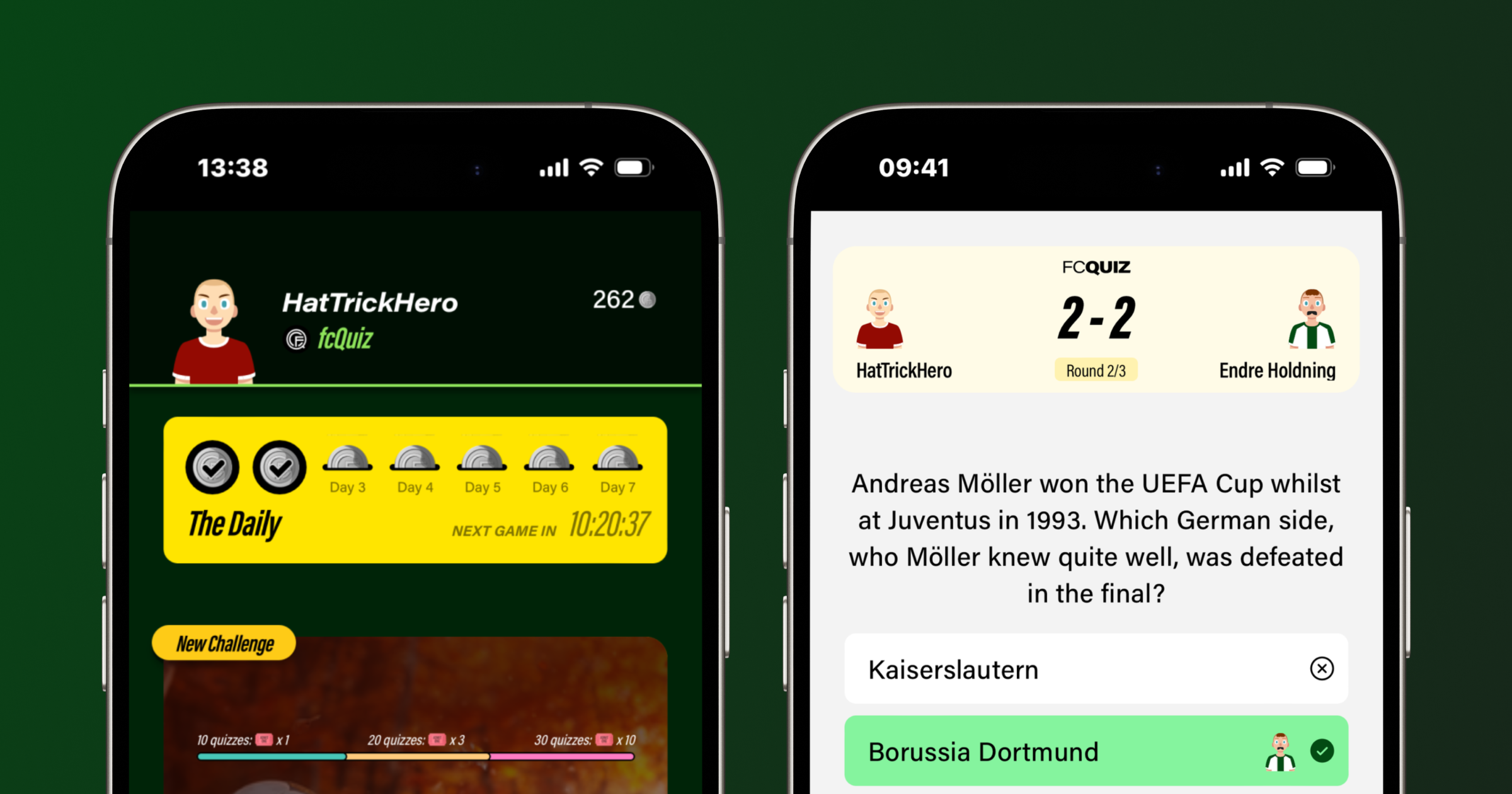 fcQuiz | features