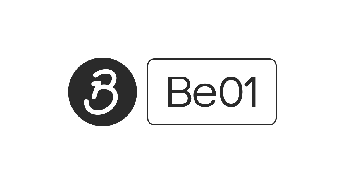 Be01 - Crafting tools and interfaces