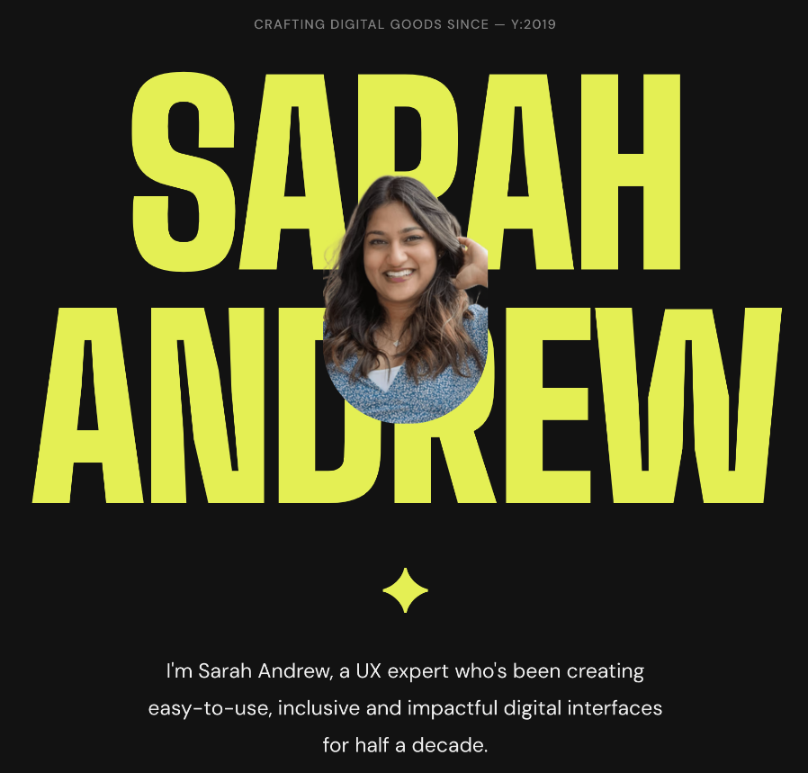 Sarah Andrew - Portfolio