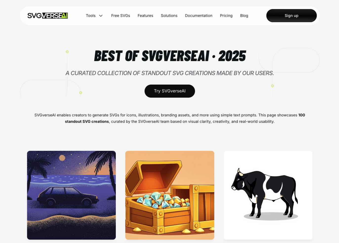 Best of SVGverseAI 2025 – Curated SVG Creations