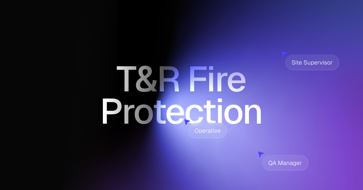 T&R Fire Protection case study | Onetrace
