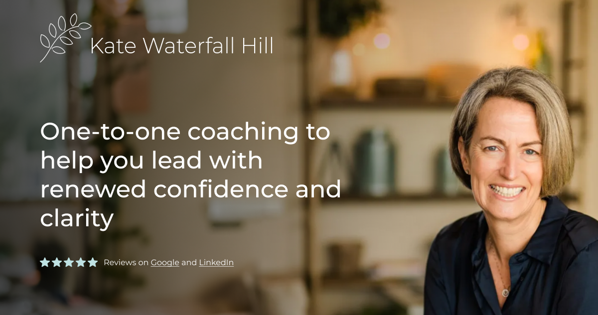 One-to-One Leadership Coaching | Kate Waterfall Hill