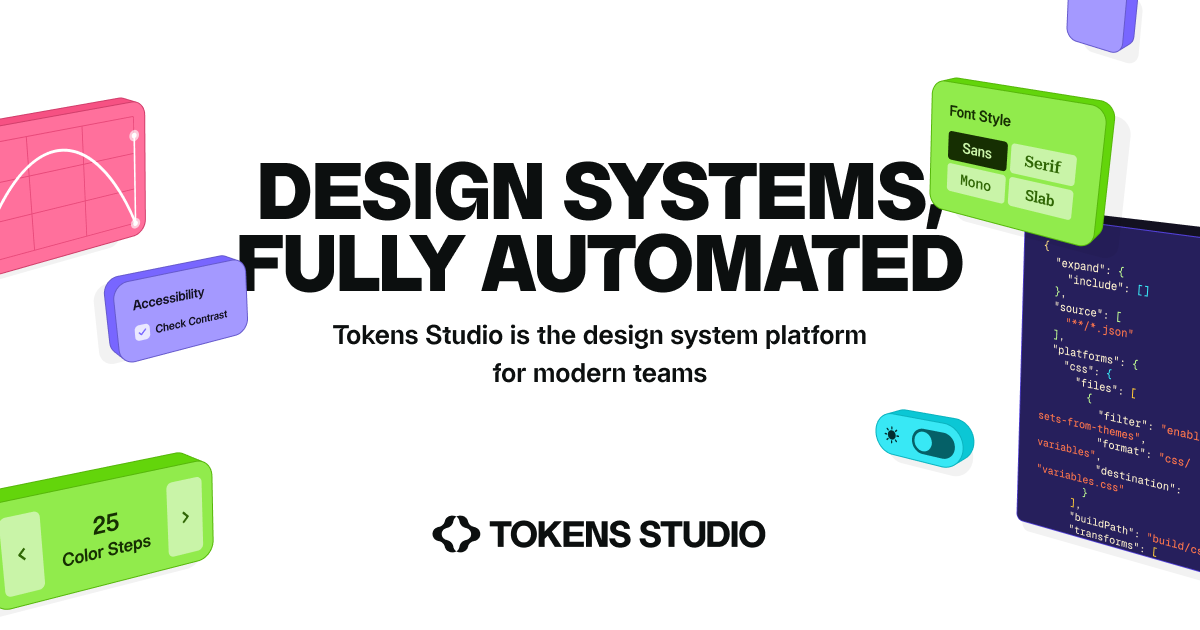 Design systems, fully automated | Tokens Studio